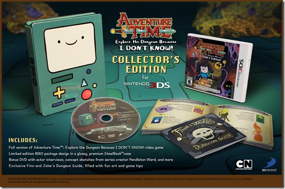 Adventure Time on 3DS Gets an Impressive Special Edition - Nintendojo ...