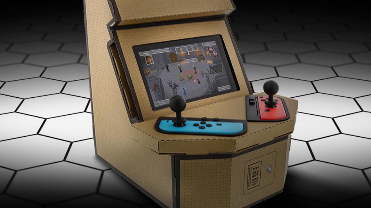 Cardboard Arcade Machine