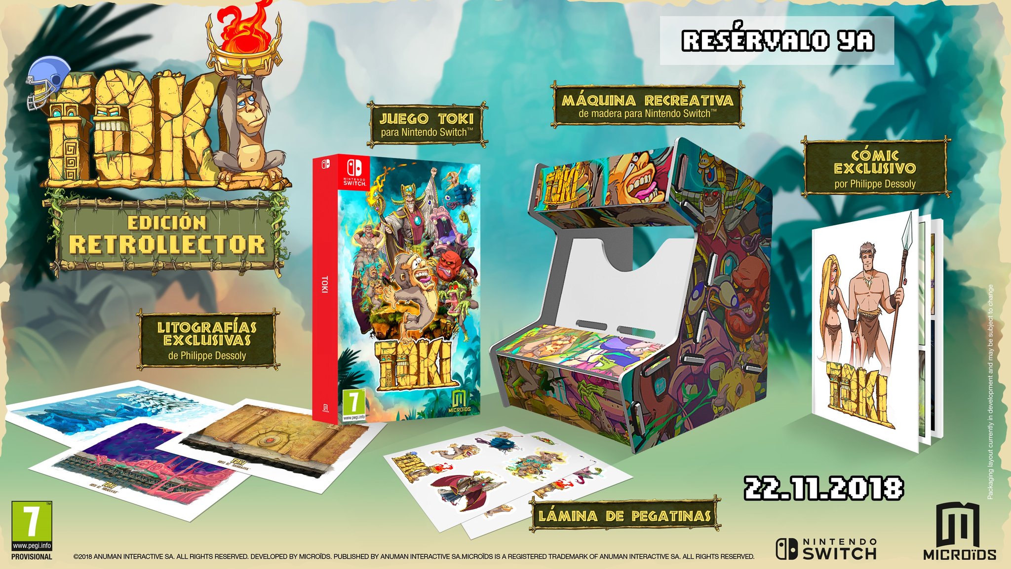 Toki Special Edition Brings Another Arcade Cabinet to Switch ...