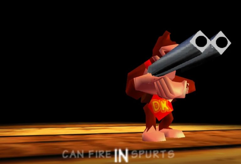 Donkey Kong 64 Featured a Realistic Shotgun During Development ...