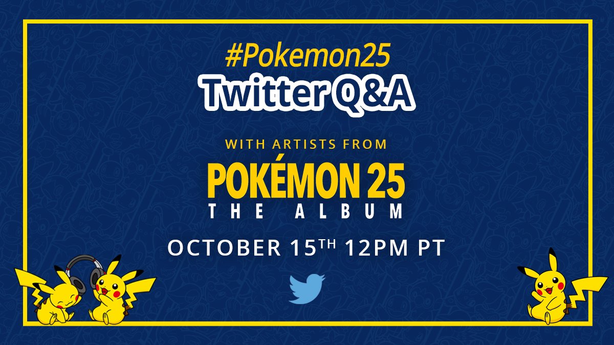 Pokémon 25: The Album Q&A Happening This Friday on Twitter - Nintendojo ...