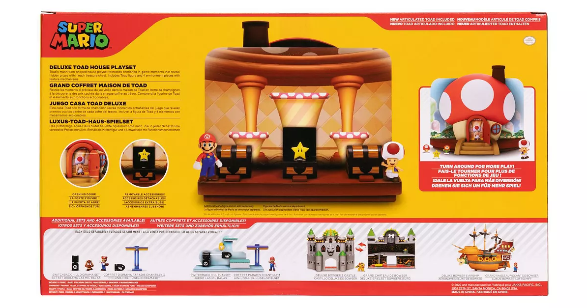 Toy Box: Jakks Pacific Deluxe Toad House Playset - Nintendojo Nintendojo