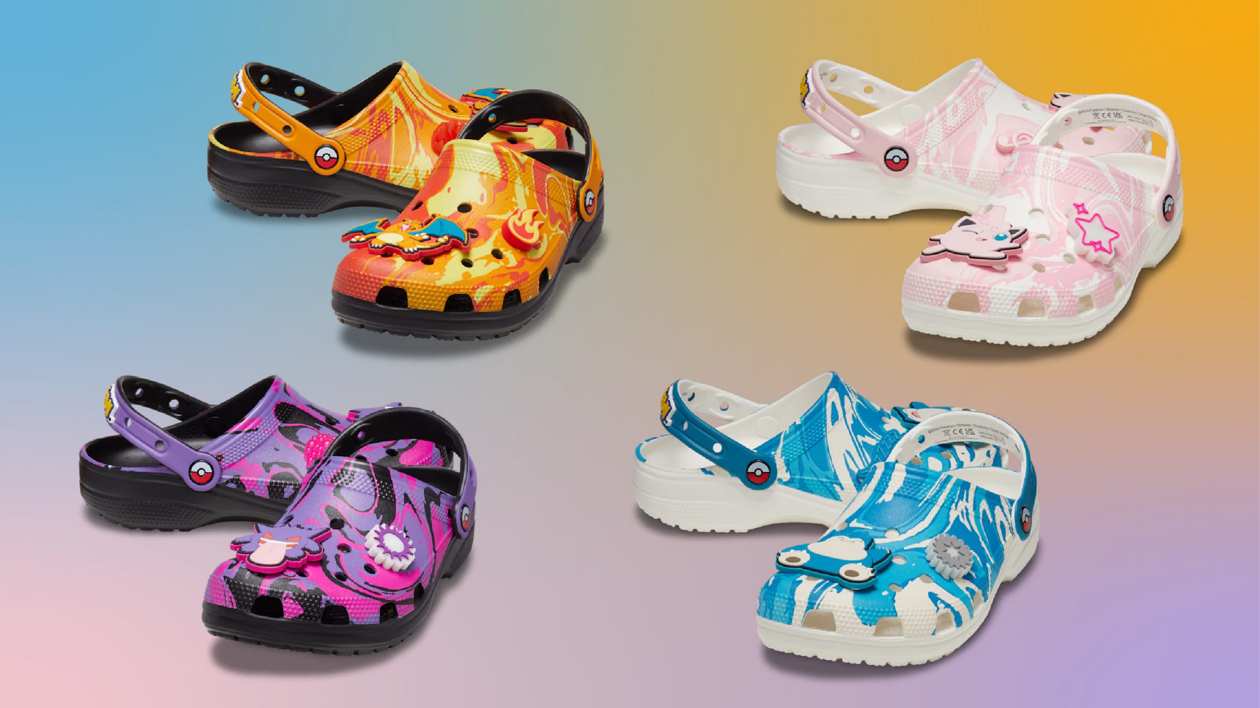 New Pokémon Crocs Drop Later This Month - Nintendojo Nintendojo