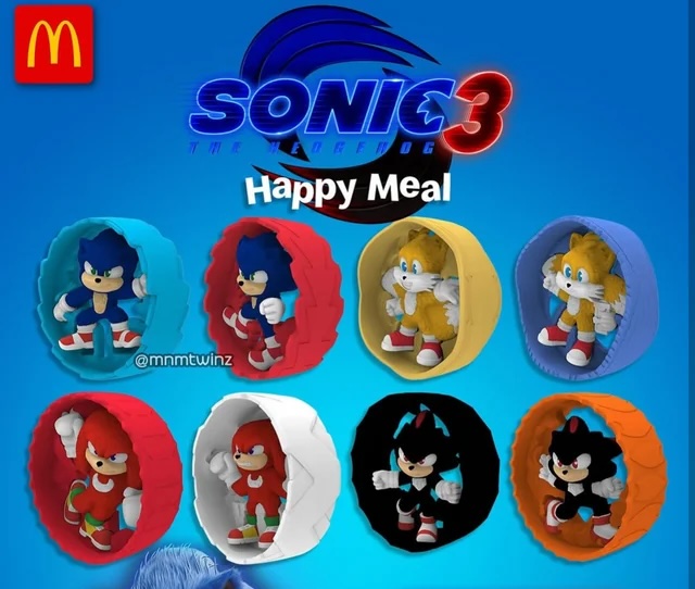 Sonic 3 Happy Meals Available Now - Nintendojo Nintendojo